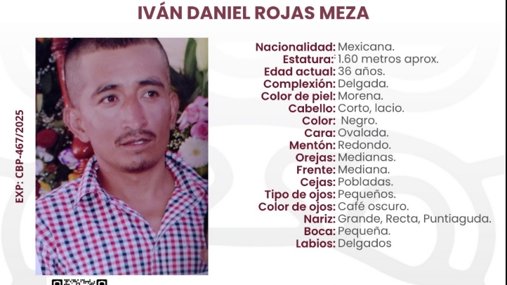 Desaparece Iván Daniel Rojas en Acajete, Puebla