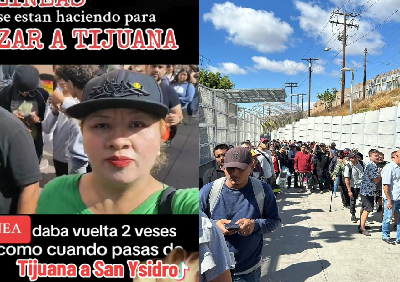 Enormes filas para cruzar de EU San Ysidro a Tijuana: mujer narra su ...