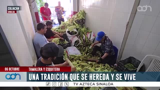 Tamales y esquites; una tradición familiar en Sinaloa (VIDEO)