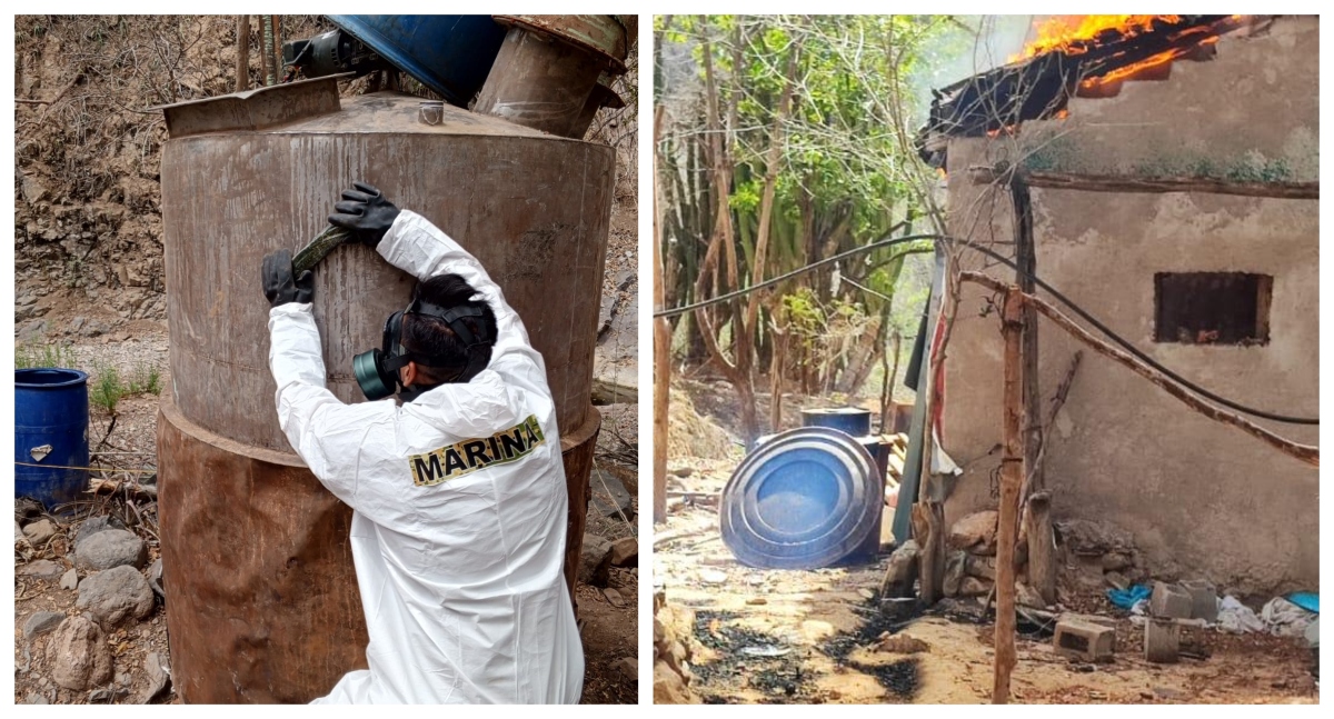 Golpe Al Narcotráfico En Sinaloa Cae Red De Producción De Metanfetamina Con El Desmantelamiento