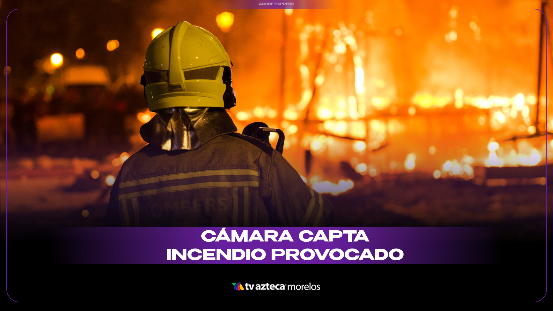 Cámara capta incendio provocado en restaurante de mariscos