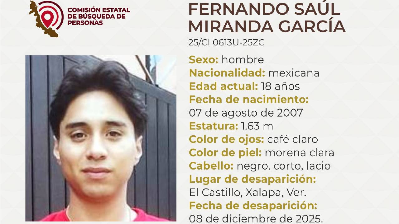 Desaparecidos Veracruz ¿Quién es Fernando Saúl Miranda y qué sabemos de ...