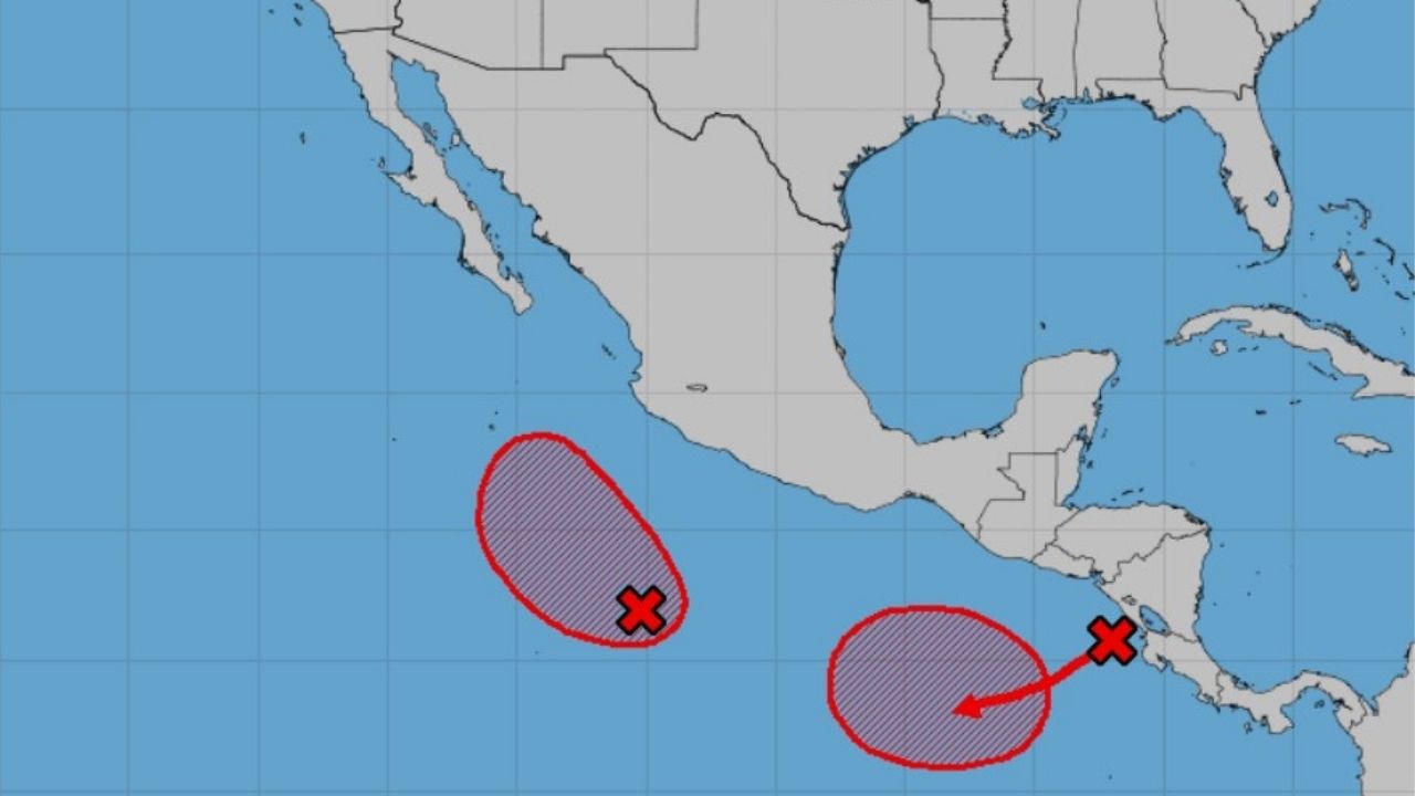 Trayectoria tormenta tropical Norma 2023