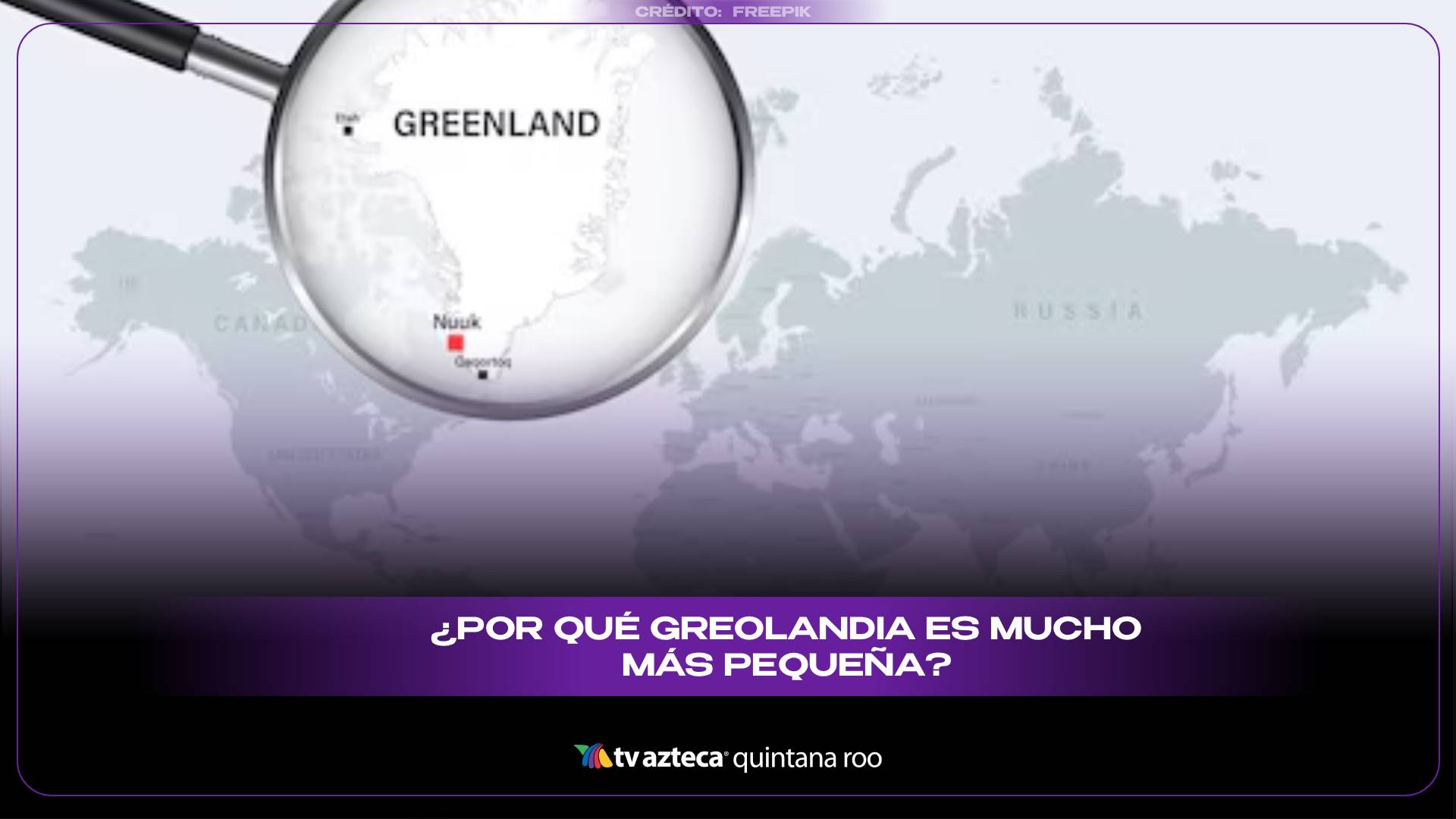 ¿Nos han mentido siempre? La verdad sobre el tamaño real de Groenlandia