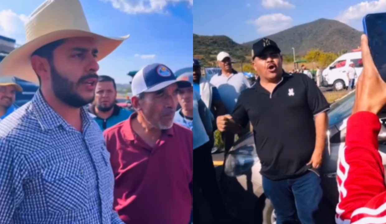 Chuy Lizárraga canta con agricultores durante bloqueo carretero en ...