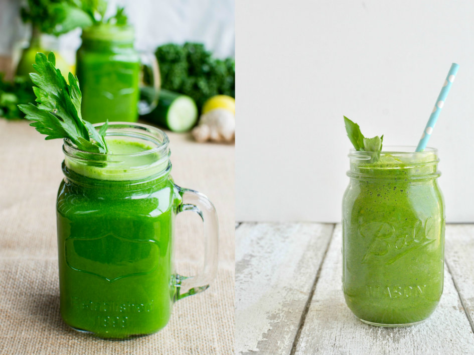 Los beneficios del jugos verdes y la receta más rica