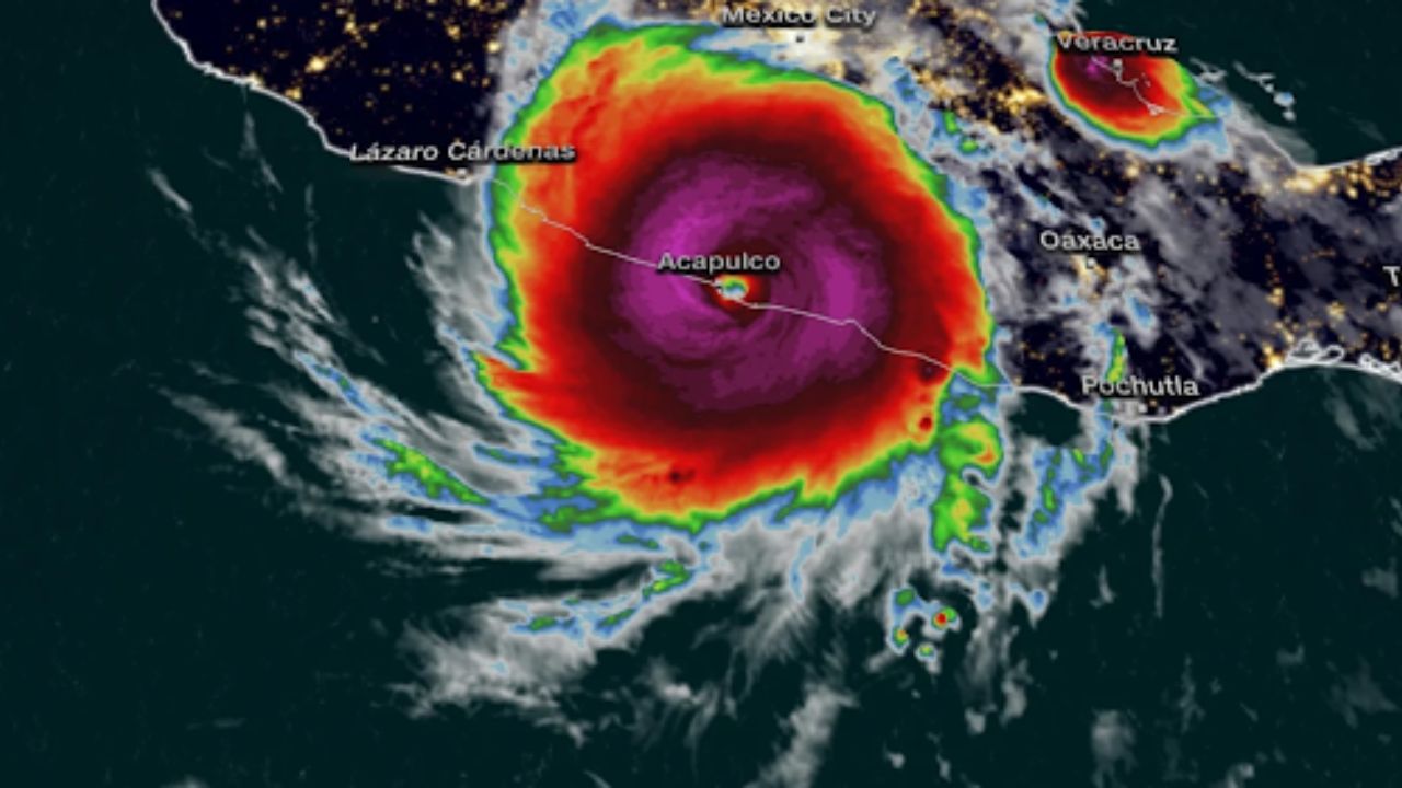 CNH reporta que huracán Otis fue el más poderoso en la historia del Pacífico