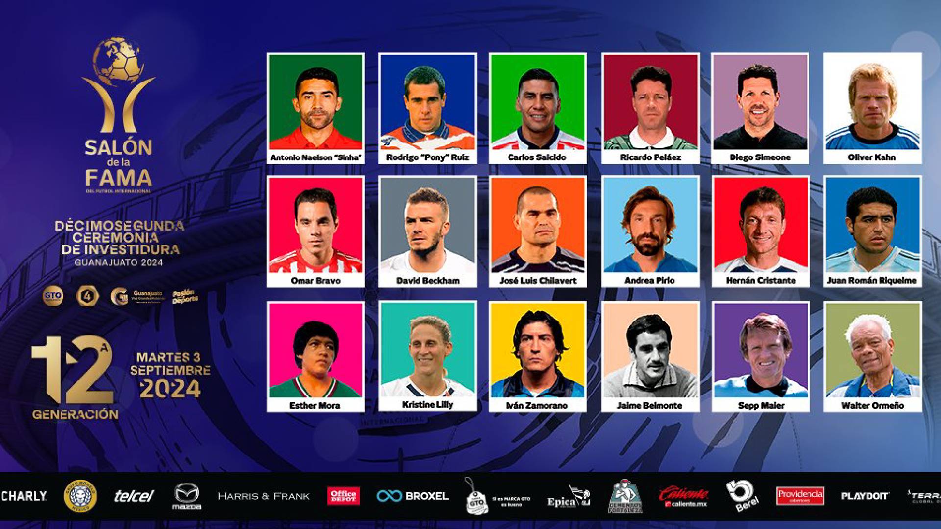 Salón de la Fama 2024 en León, Guanajuato: Beckham, Pirlo, Diego ...