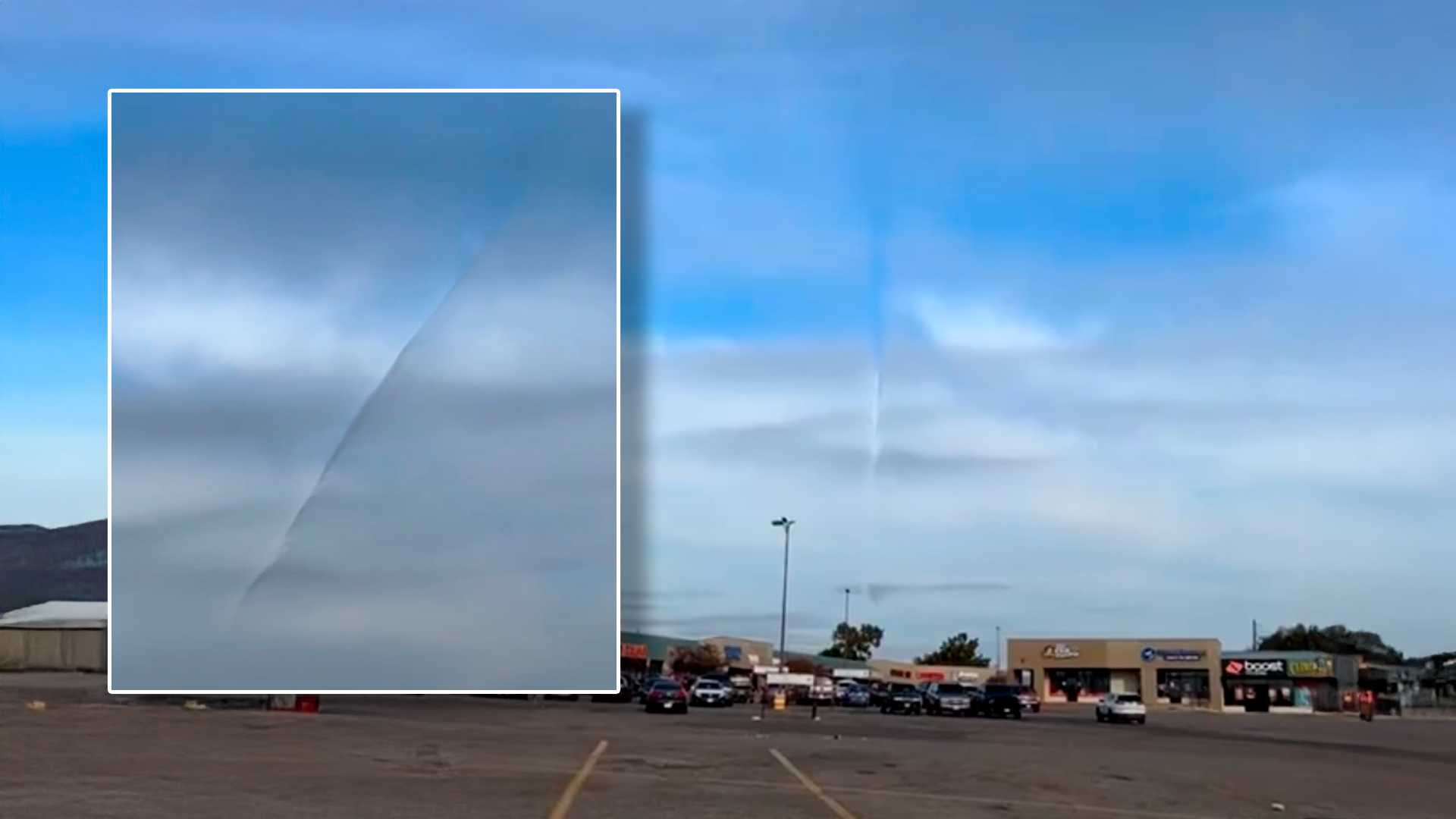 Video falla en la Matrix de Texas: Extraño fenómeno meteorológico ...