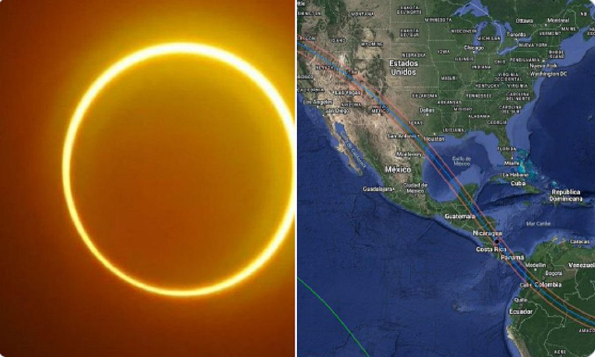Eclipse anular 2023 ¿Zonas de México donde será visible el ‘anillo de ...