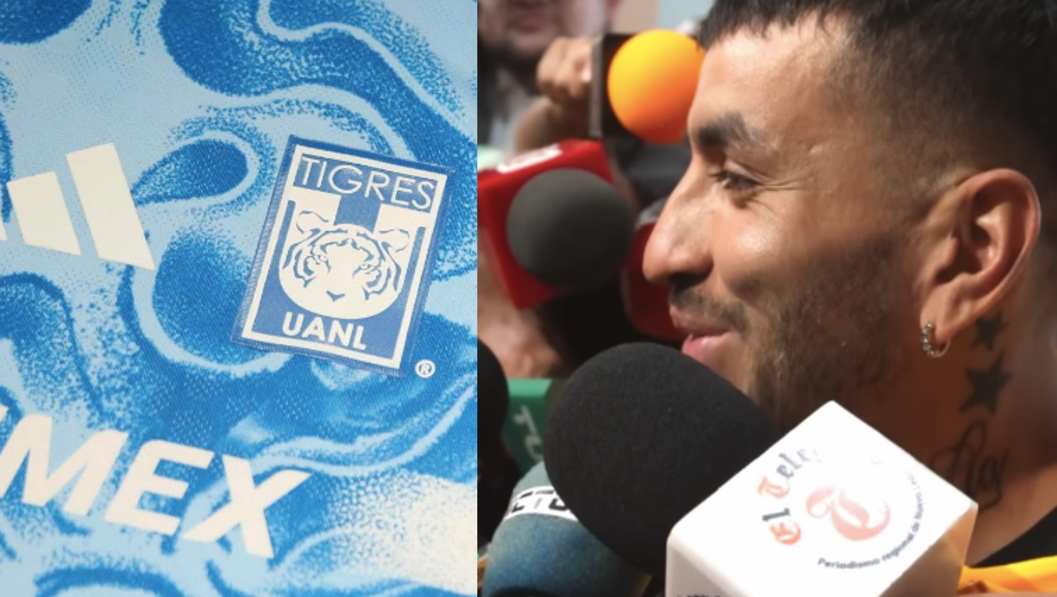 Tigres sorprende a refuerzo estelar Ángel Correa, con camiseta CELESTE