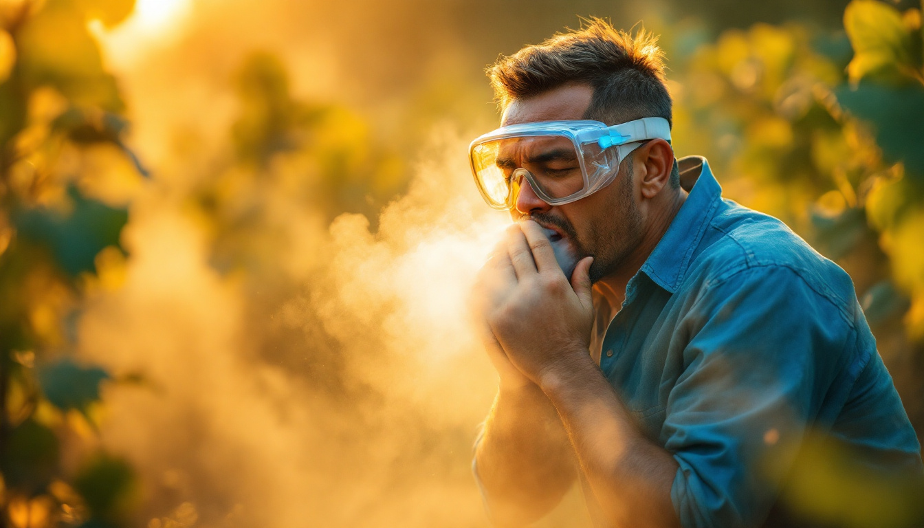 ¿Cuáles son los síntomas de intoxicación por inhalación de insecticidas?