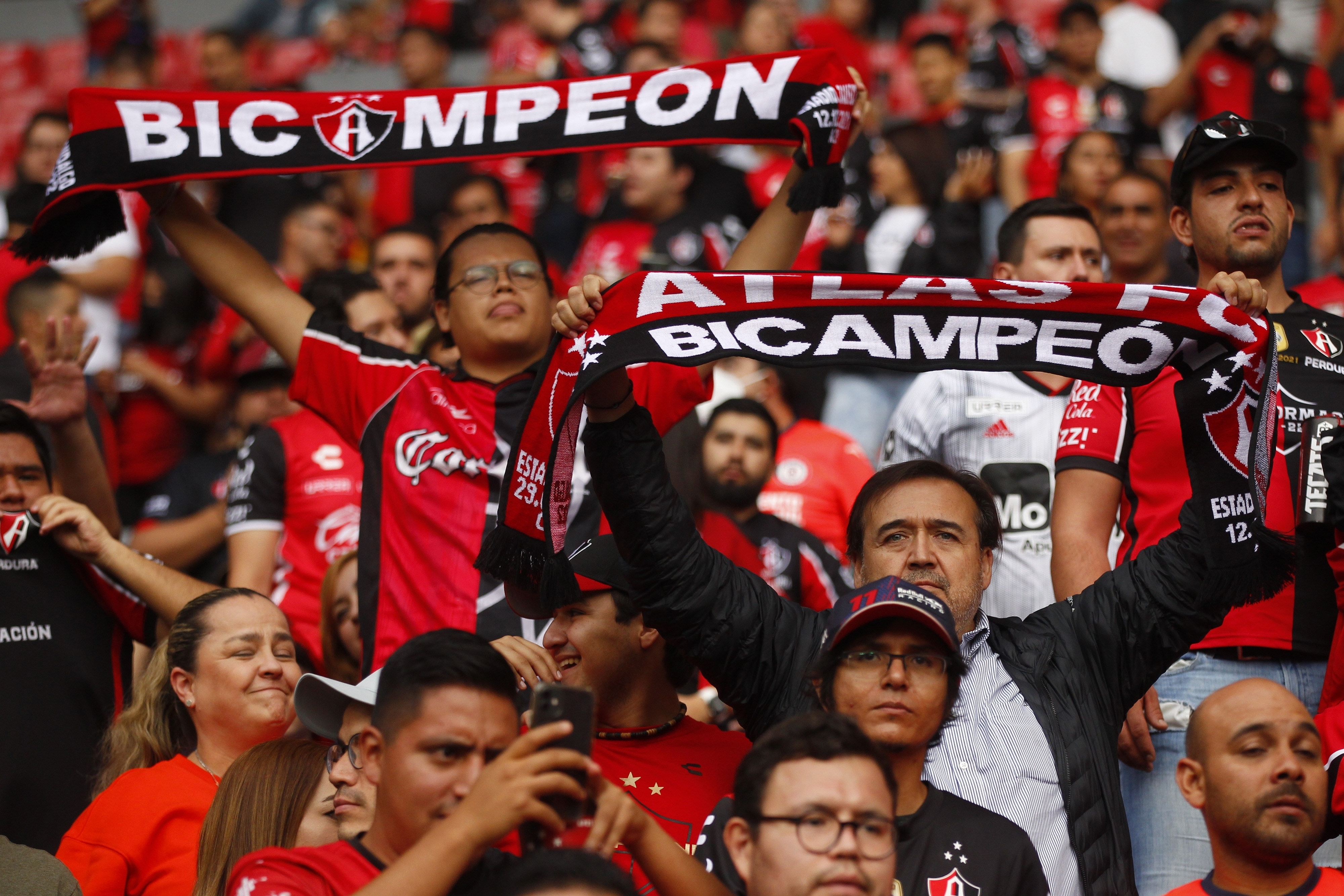 Así fueron las finales del Atlas en 2021 y 2022 en el Estadio Jalisco