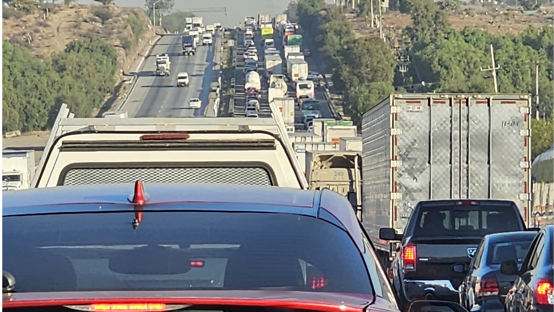 Megabloqueo 6 de abril carreteras autopista México Querétaro