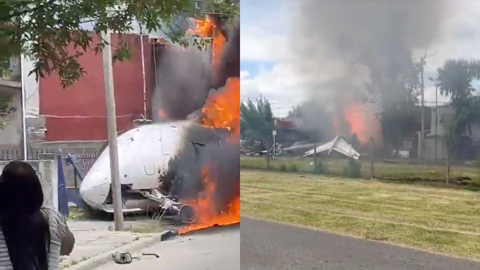 VIDEO: Avioneta pierde el control y se impacta contra una casa en Argentina; hay dos fallecidos