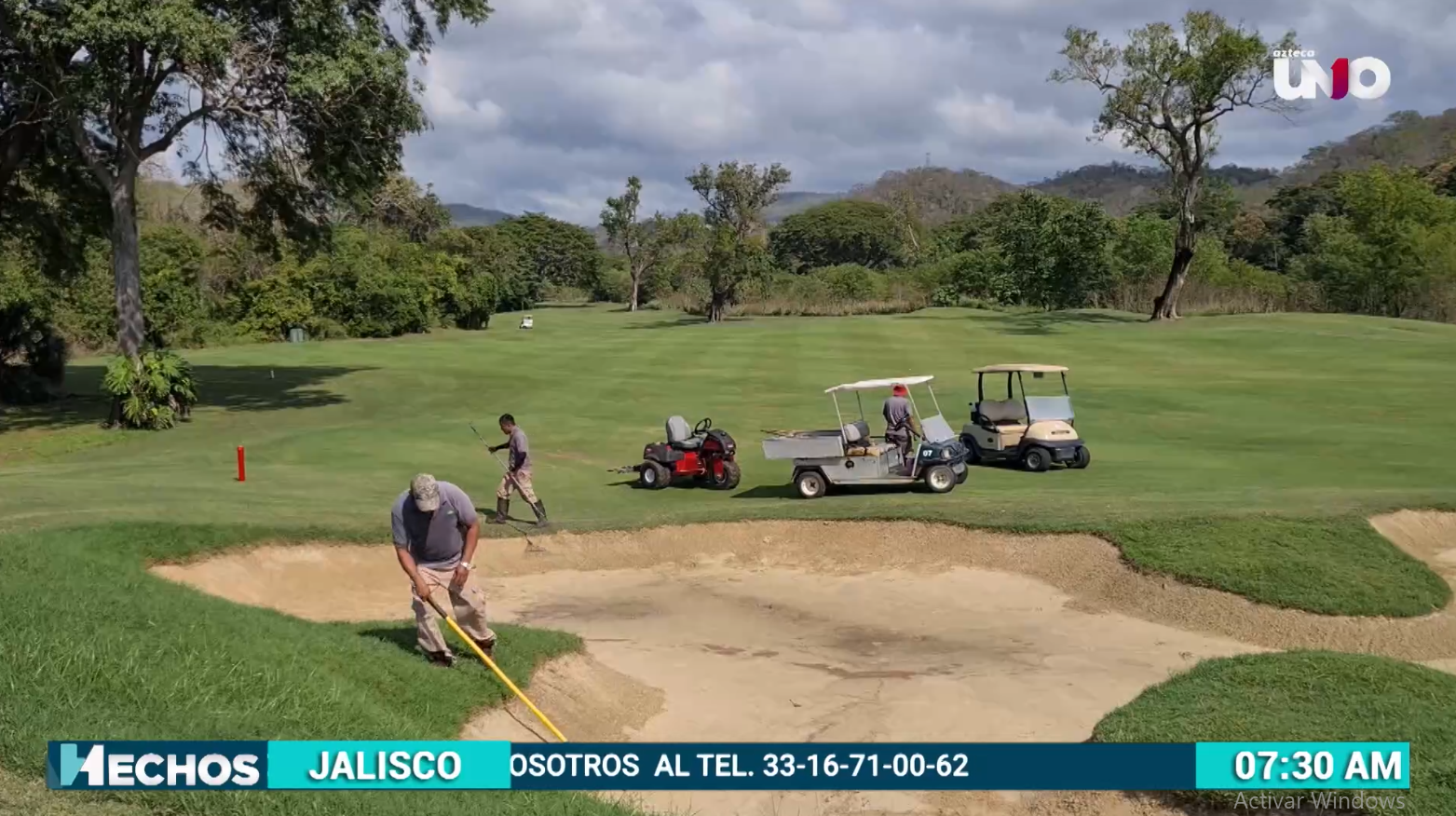 El Gobierno Federal tomó por asalto el campo de golf Tangolunda en ...