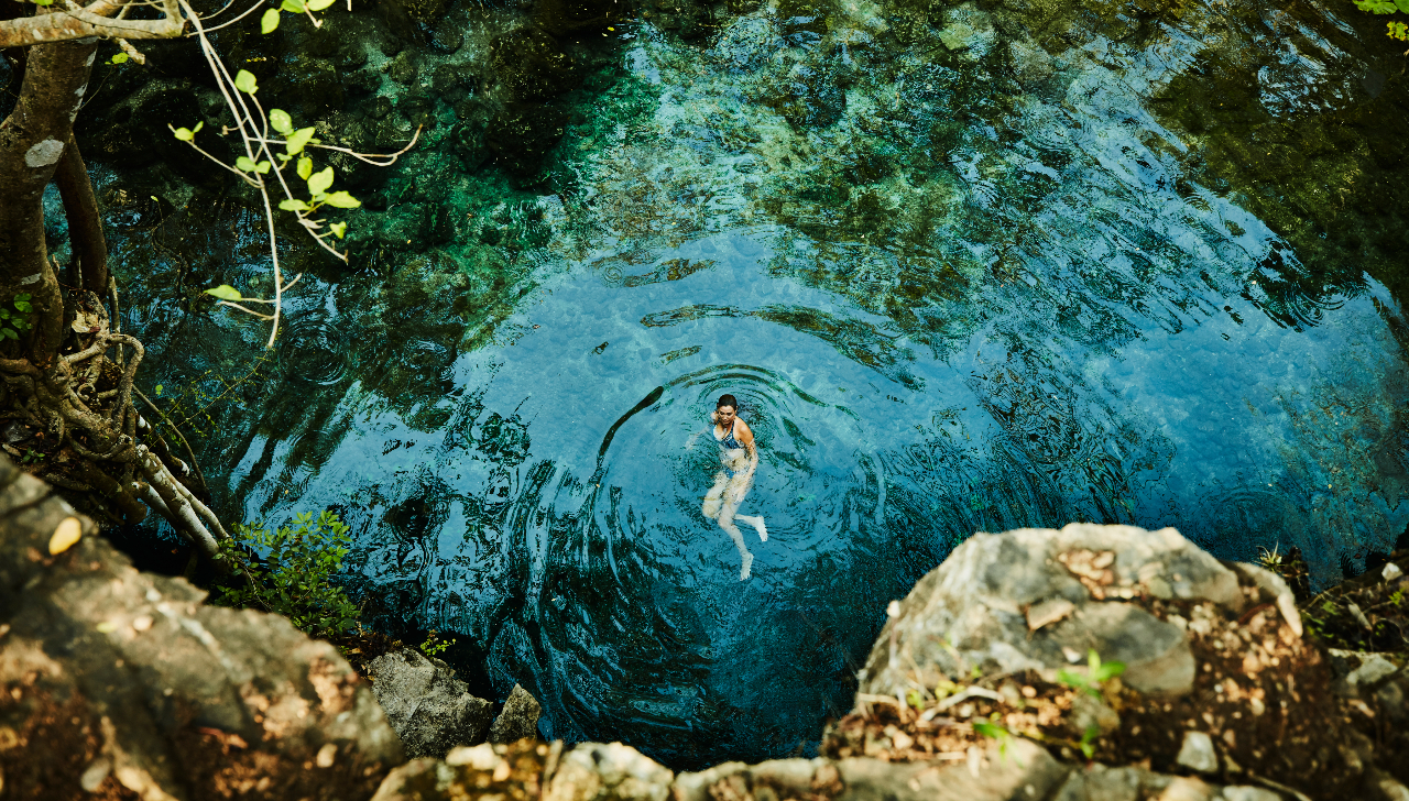 Dónde está el cenote de México con forma de corazón y de agua cristalina