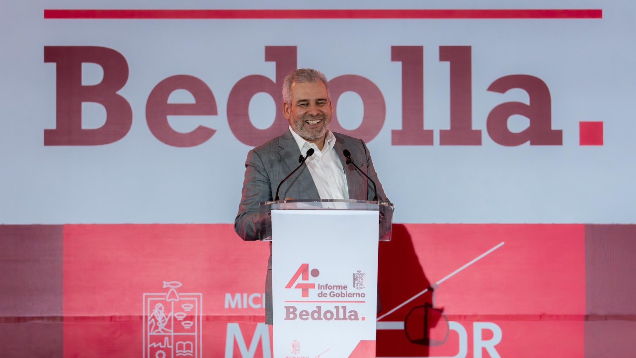 Alfredo Ramírez Bedolla presenta cuarto informe de gobierno en Michoacán