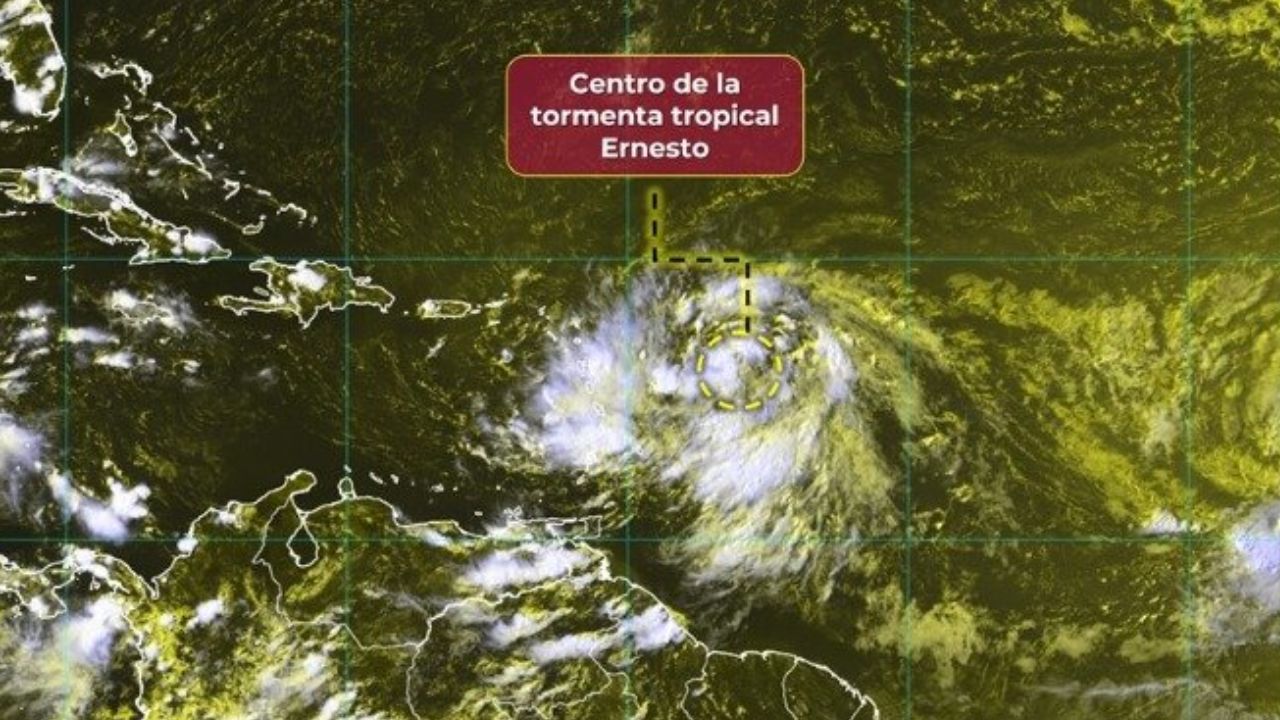 Se forma tormenta tropical “Ernesto” en Quintana Roo, ¿cuál es su trayectoria?