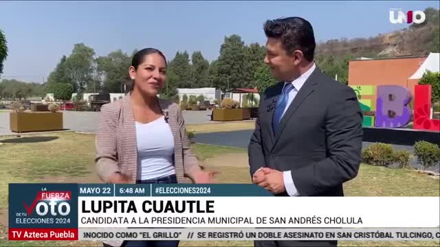 Elecciones 2024: Conversamos con la candidata a la alcaldía de San Andrés Cholula, Lupita Cuautle