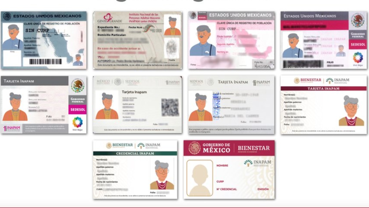 Credencial del INAPAM: ¿Cuáles son las versiones vigentes y cuándo hay ...