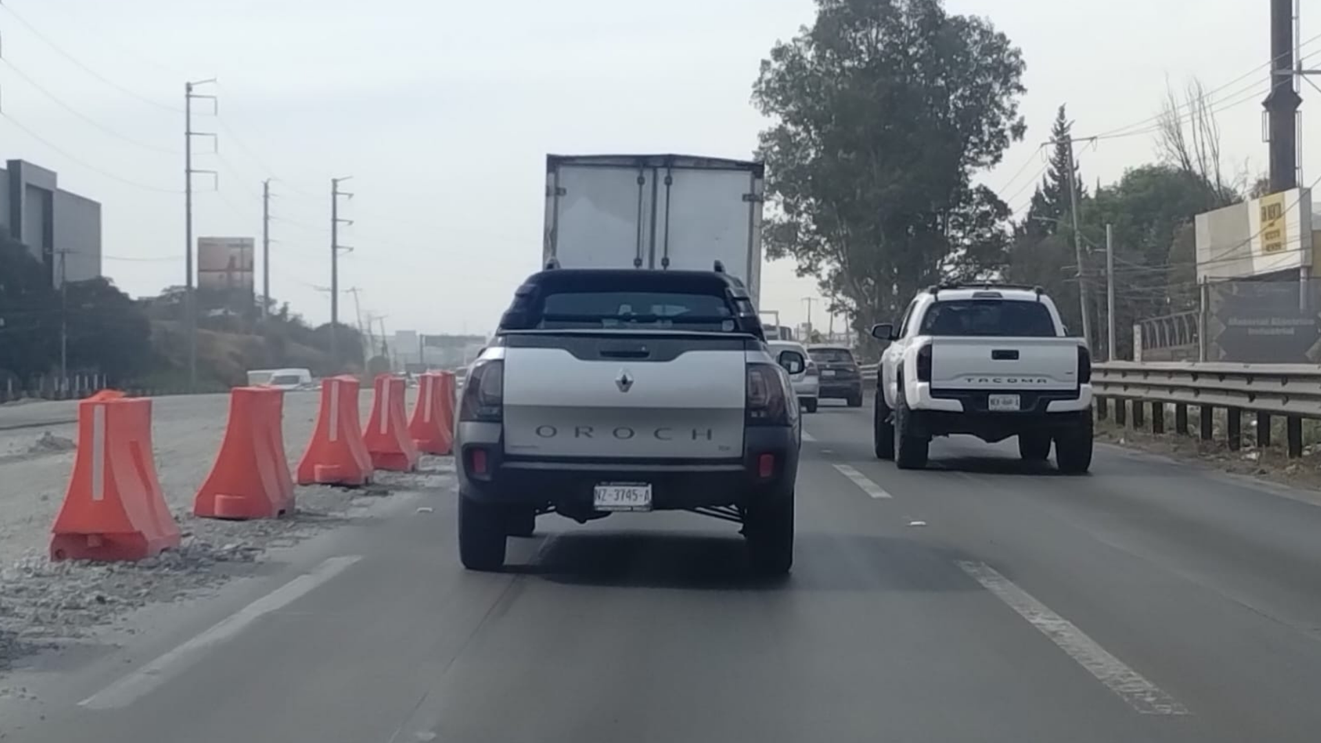 Tráfico en la autopista México-Querétaro 17 de abril 2026