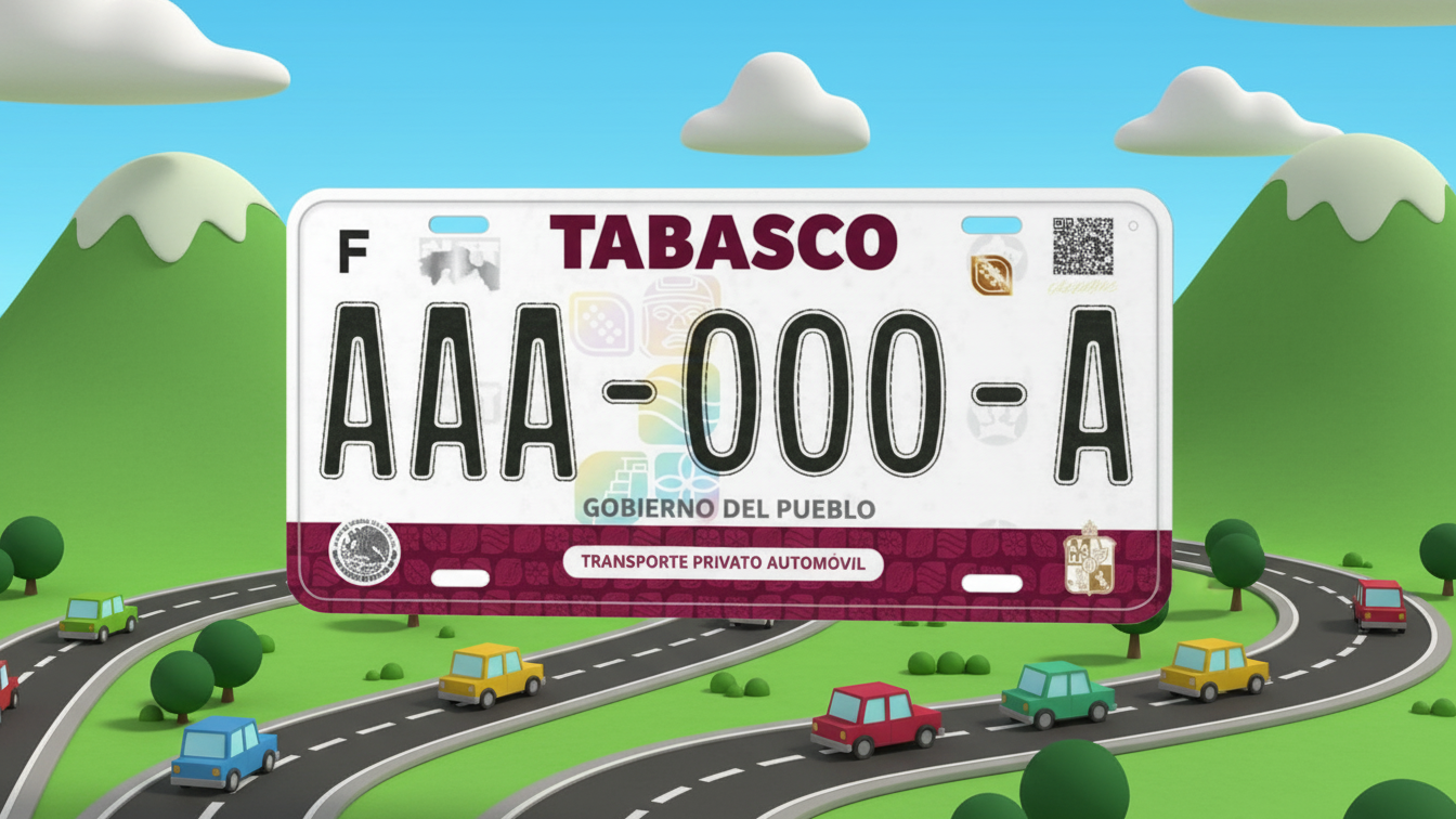 Placas 2026 Tabasco: cómo hacer el canje y recogerlas en 3 días