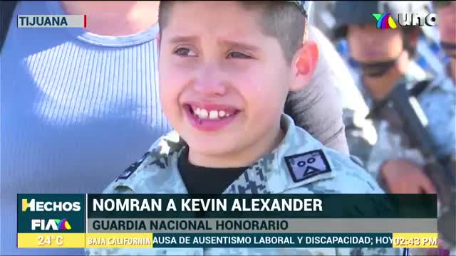 VIDEO | Kevin Alexander ahora es Guardia Nacional honorario
