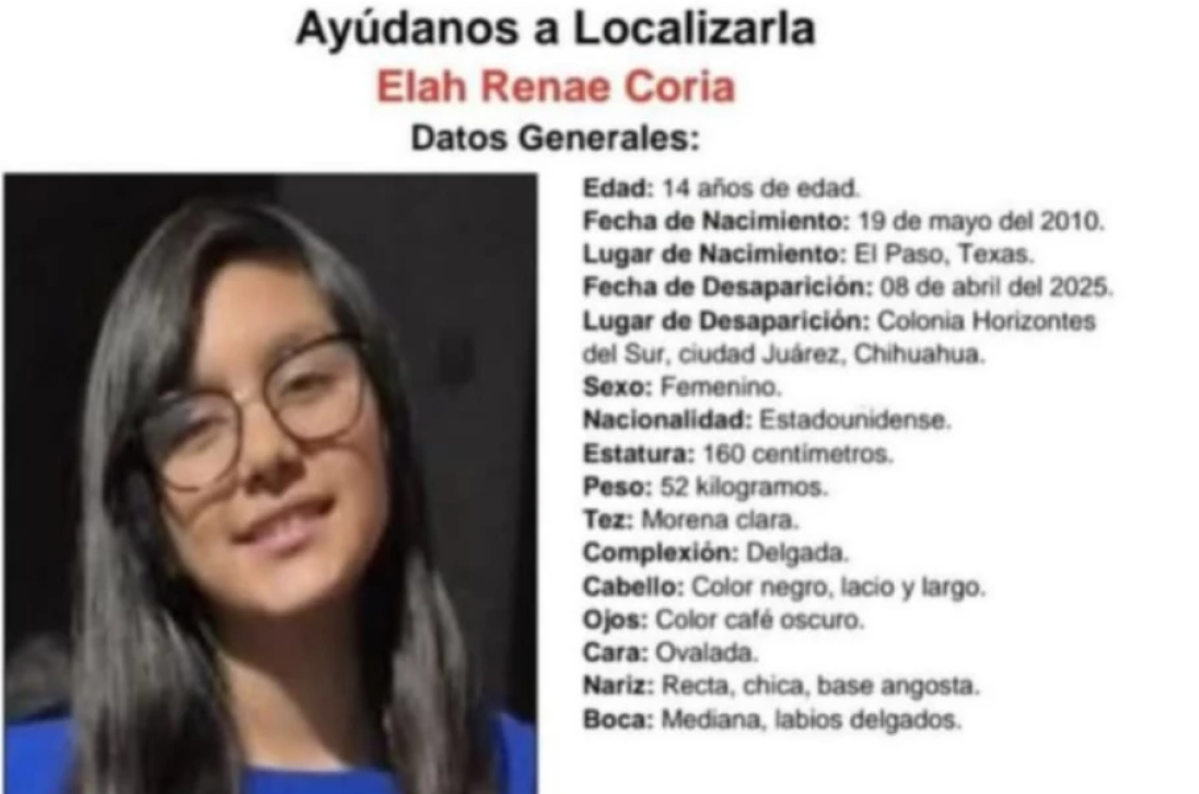 Elah Renae Coria desaparecida en Ciudad Juárez: ¿qué ha pasado con ella?