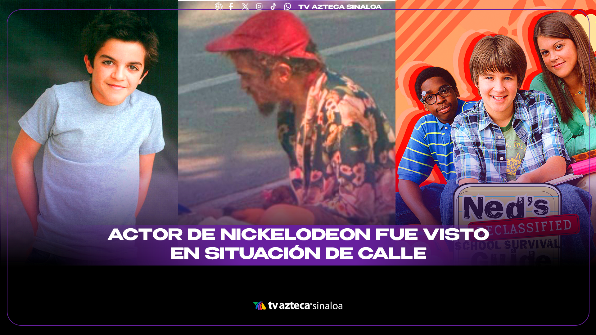 Tylor Chase, ex estrella de nickelodeon es vista en situación de calle ...
