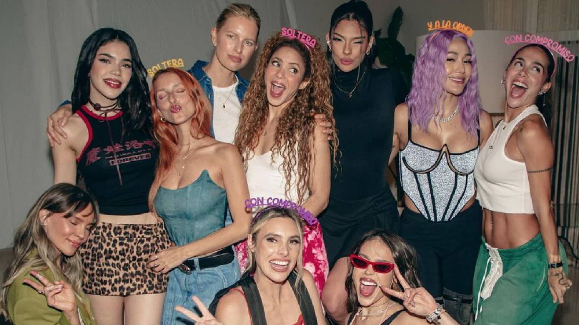 Shakira celebró una icónica fiesta en Miami: ¿qué famosas latinas ...