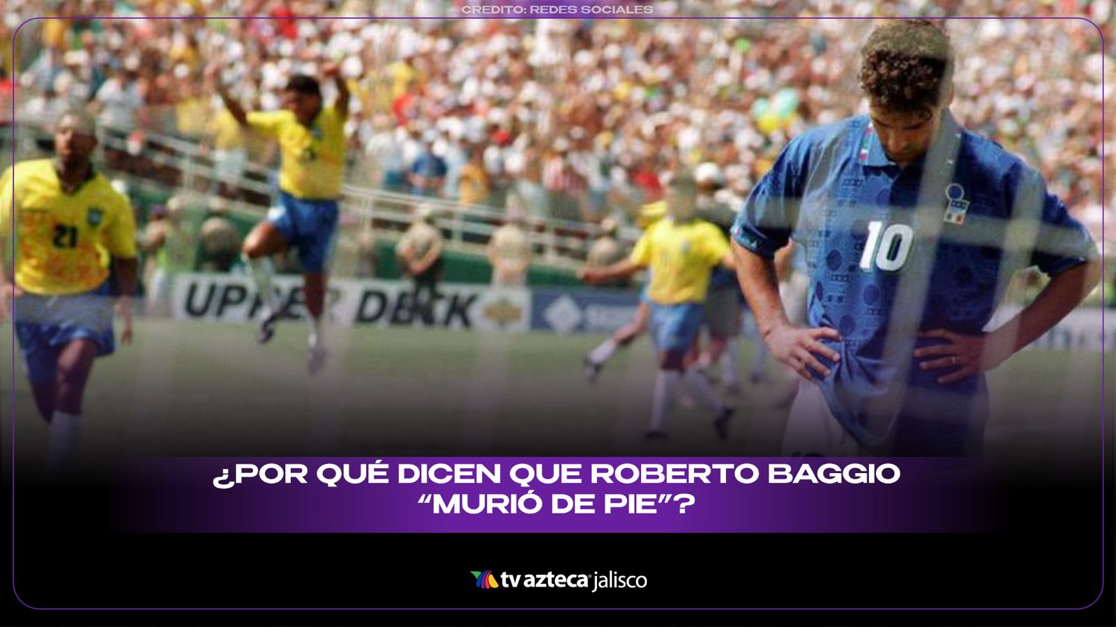 ¿Por qué se dice que Roberto Baggio “murió de pie”? El penal de 1994 y ...