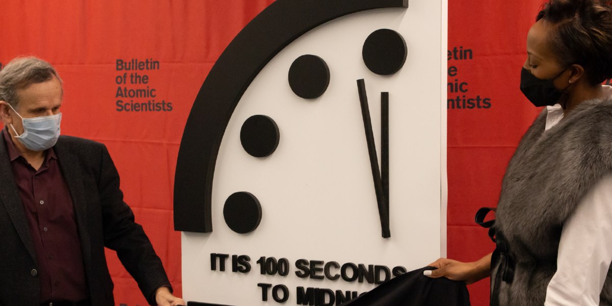 El reloj del Apocalipsis está a 100 segundos del día final