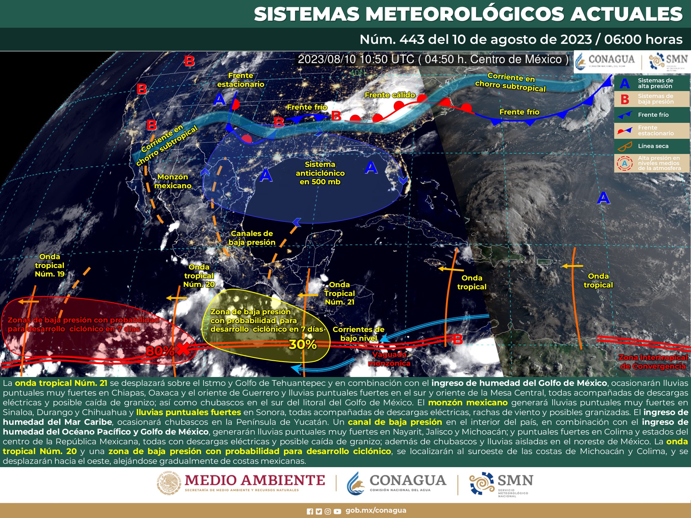 Cuál es el clima hoy en Sinaloa