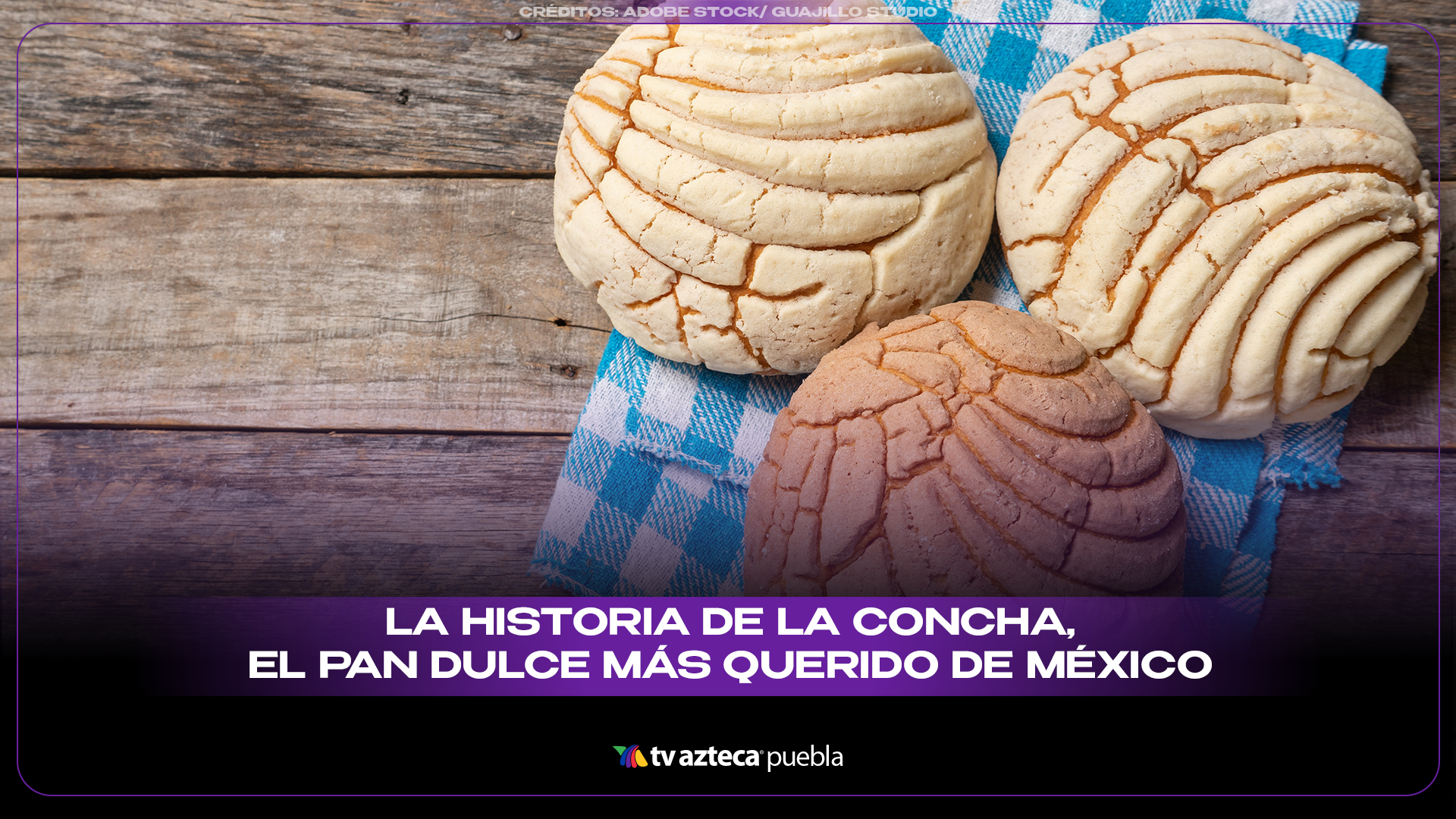 Origen e historia de la concha, el pan dulce más emblemático de México