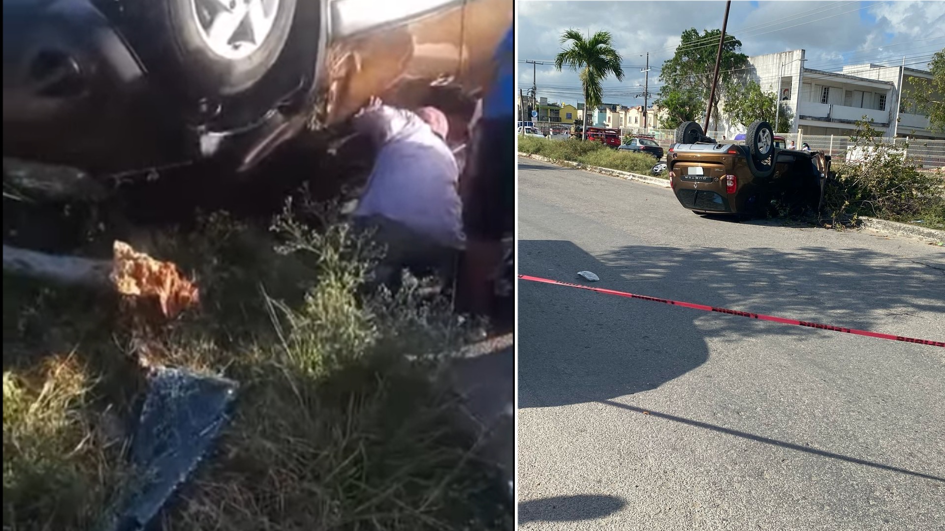 Accidente en Cancún hoy: Fuerte volcadura en la región 259 deja conductor sin vida este domingo ...