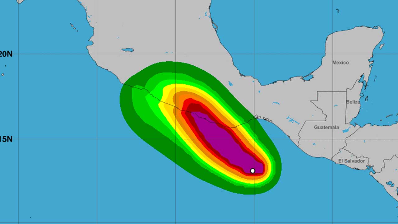 Huracán Erick ya es Categoría 2 y mantiene avance hacia Guerrero hoy 18 ...