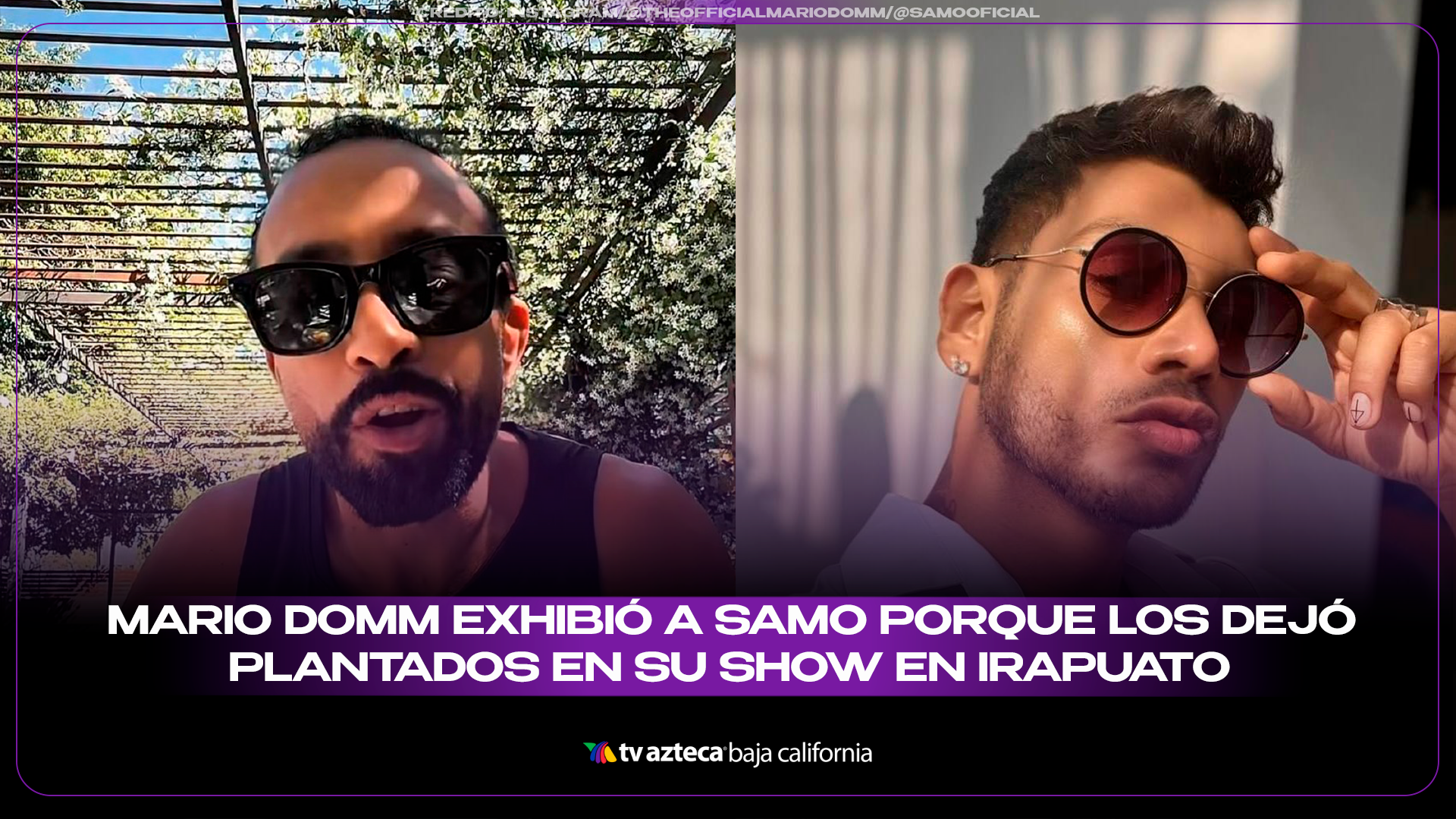 Mario Domm habla sobre por qué Samo no estuvo en concierto de Camila