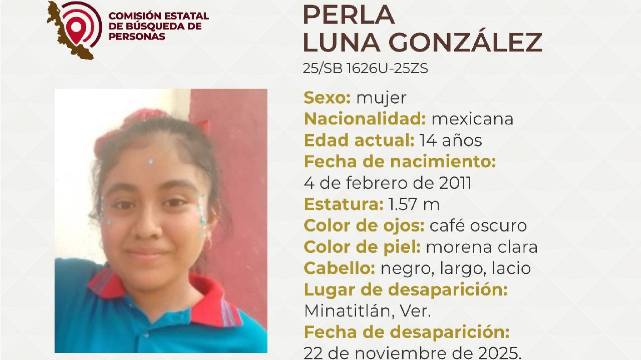 Desaparecidos Veracruz: ¿Quién es Perla Luna González y qué sabemos de su desaparición en ...
