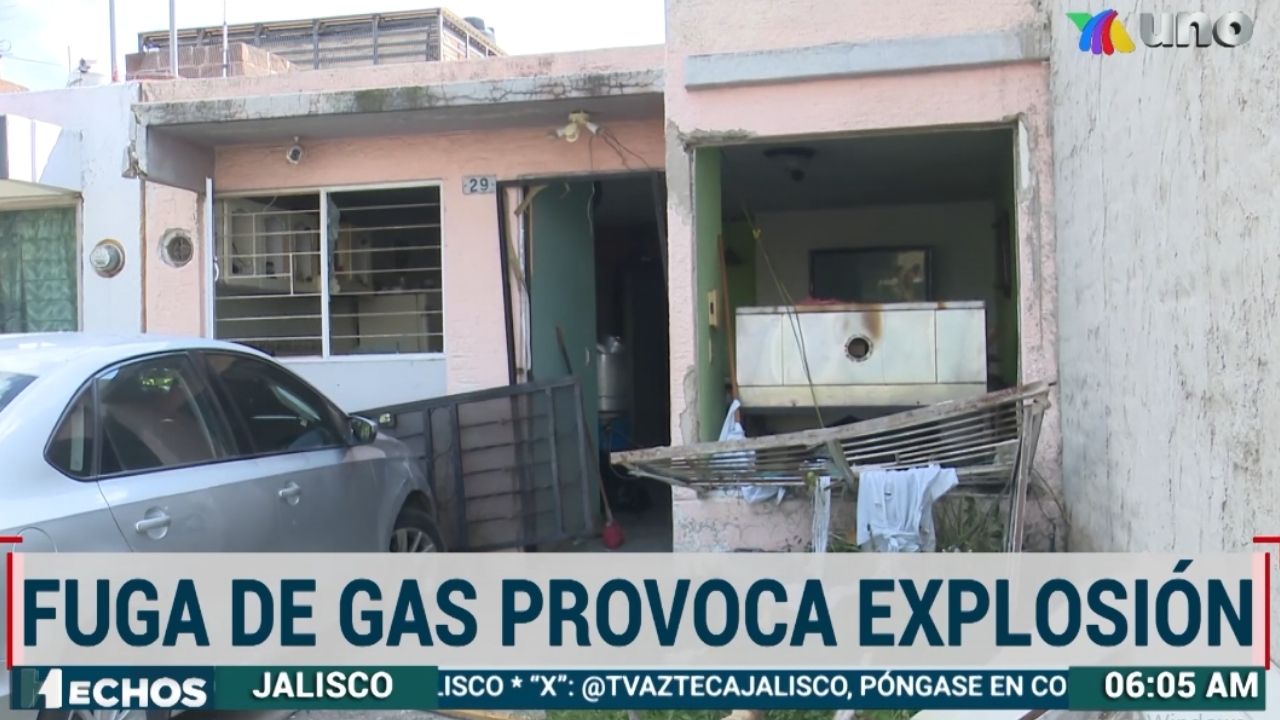 Se registra una explosión provocada por fuga de gas en un vivienda en ...
