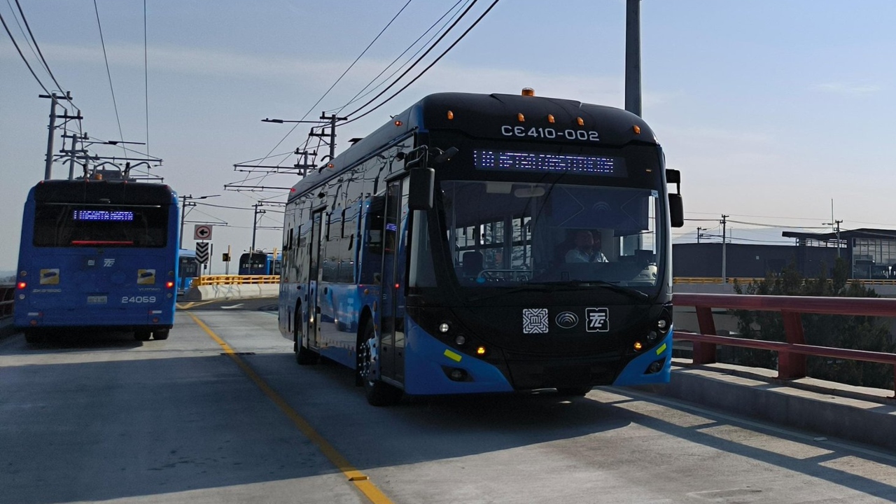 Velocidad máxima del Trolebús Chalco-Santa Martha y cuánto tarda en llegar