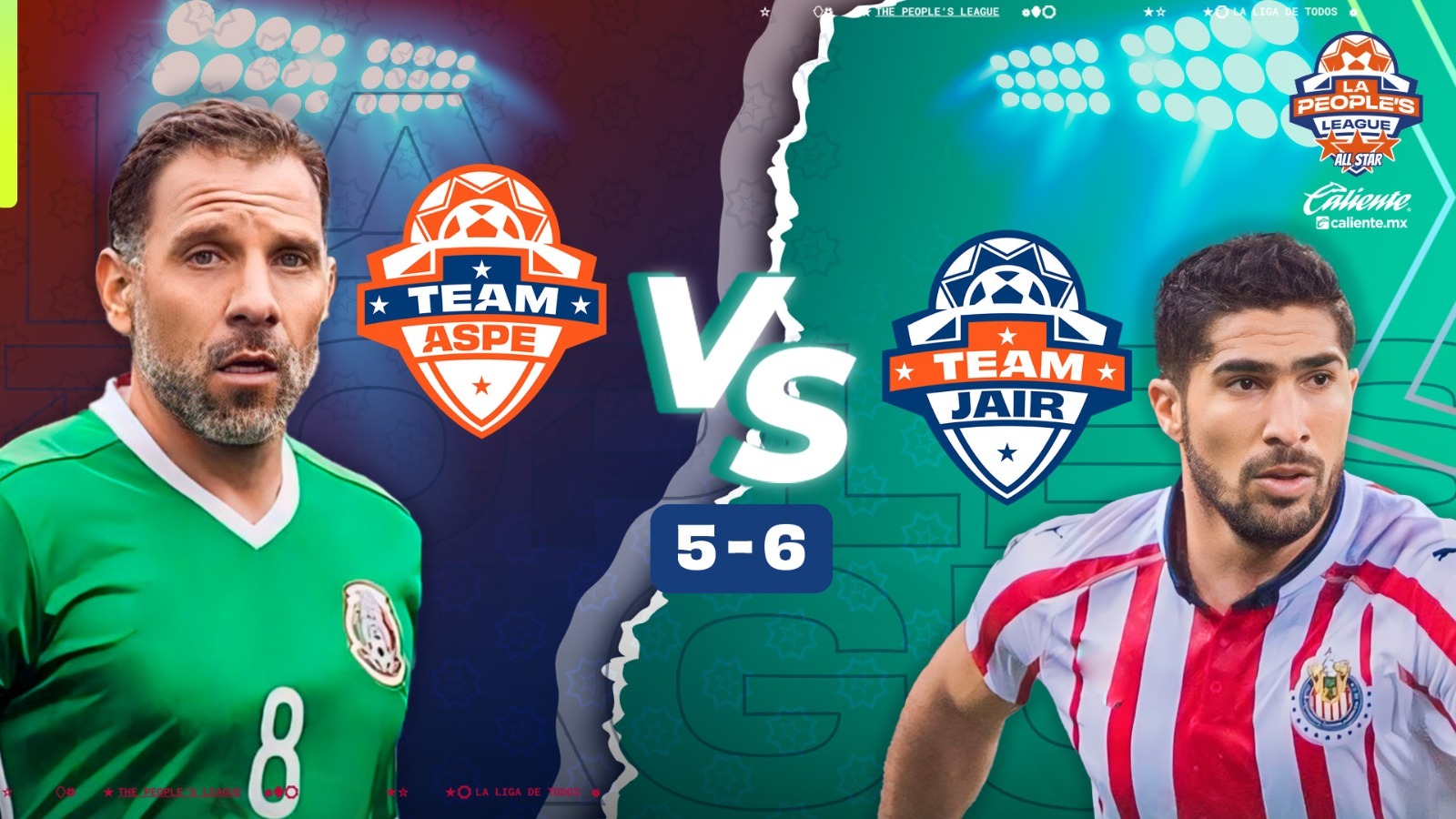 Team Aspe 5-6 Team Jair La People's League All Star resumen