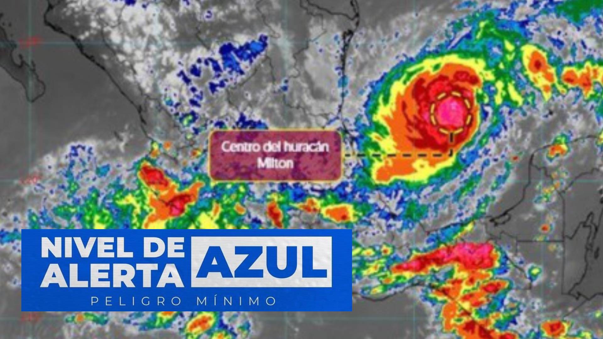 Huracán Milton en Quintana Roo: Lista de municipios en alerta azul