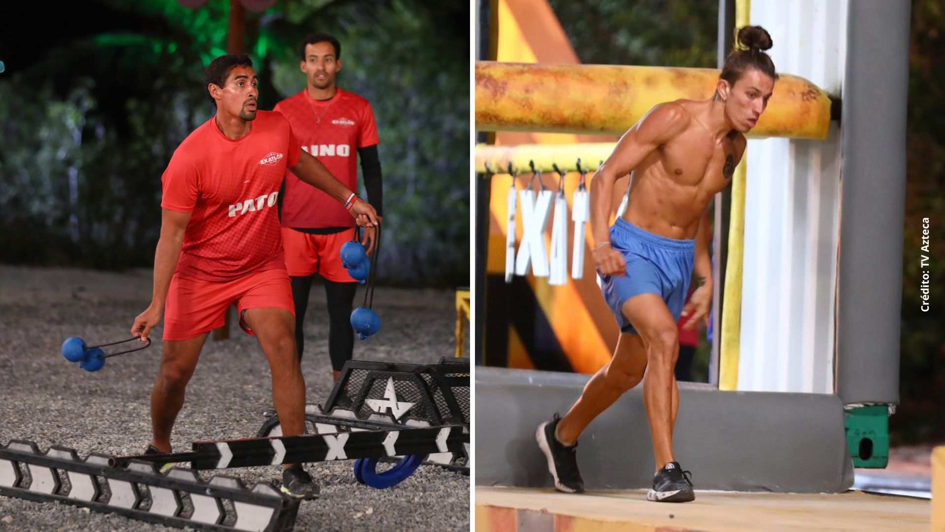 Exatlón All Star: Pato le apuesta la cabellera a Andrés.