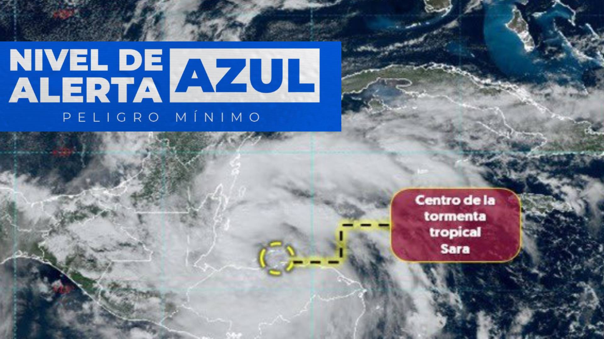 Tormenta Tropical Sara: zona sur de Quintana Roo está en Alerta Azul