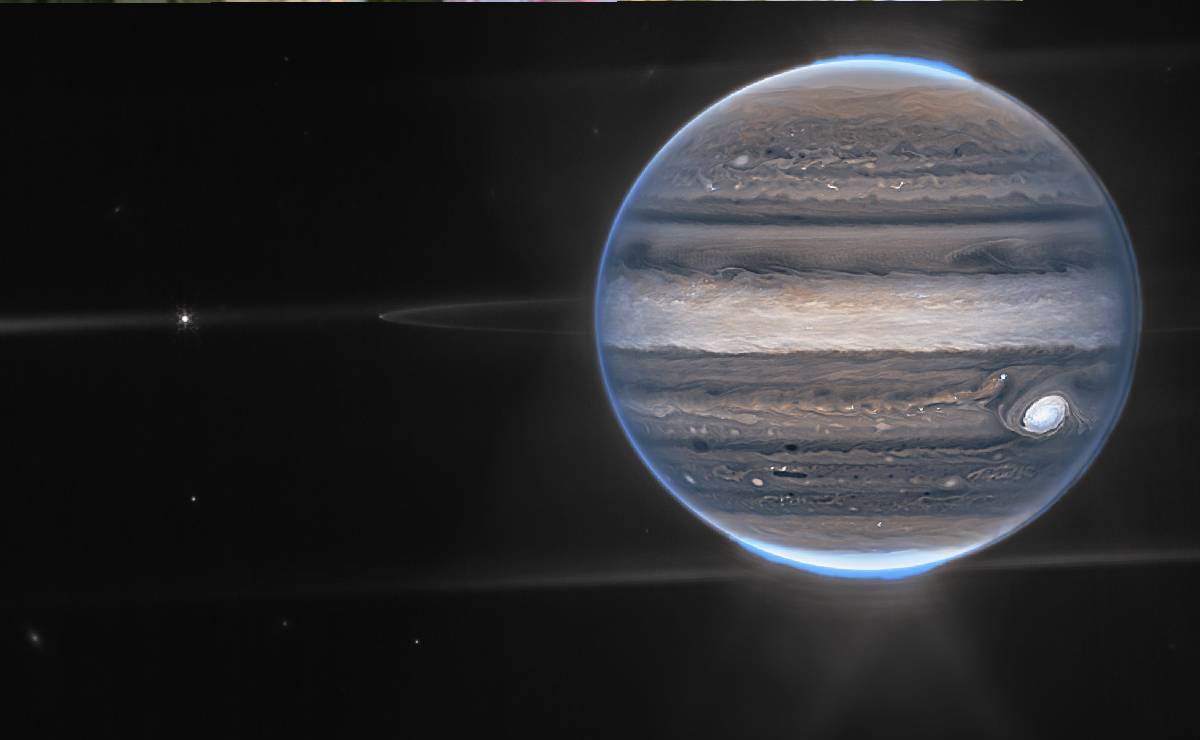 NASA comparte imágenes de Júpiter y sus lunas, así luce el planeta