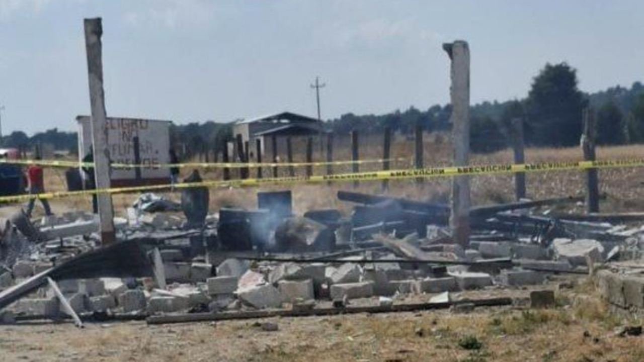 Explosión de polvorín en Tlaxcala 30 de noviembre