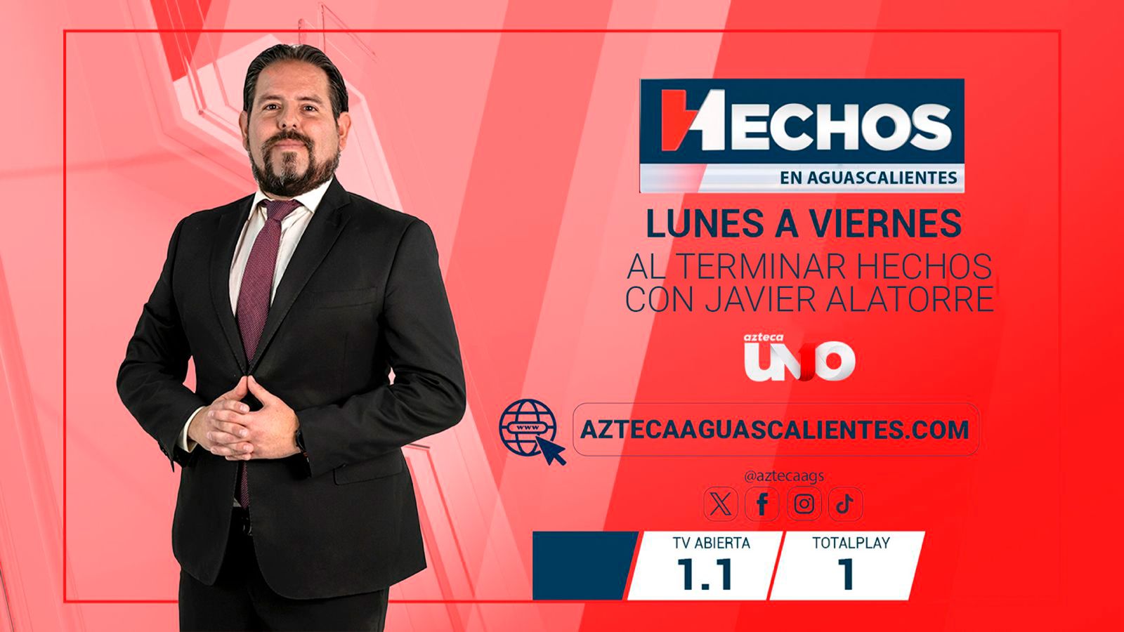 Hechos Aguascalientes EN VIVO | L-V 11:15 pm | Azteca Uno