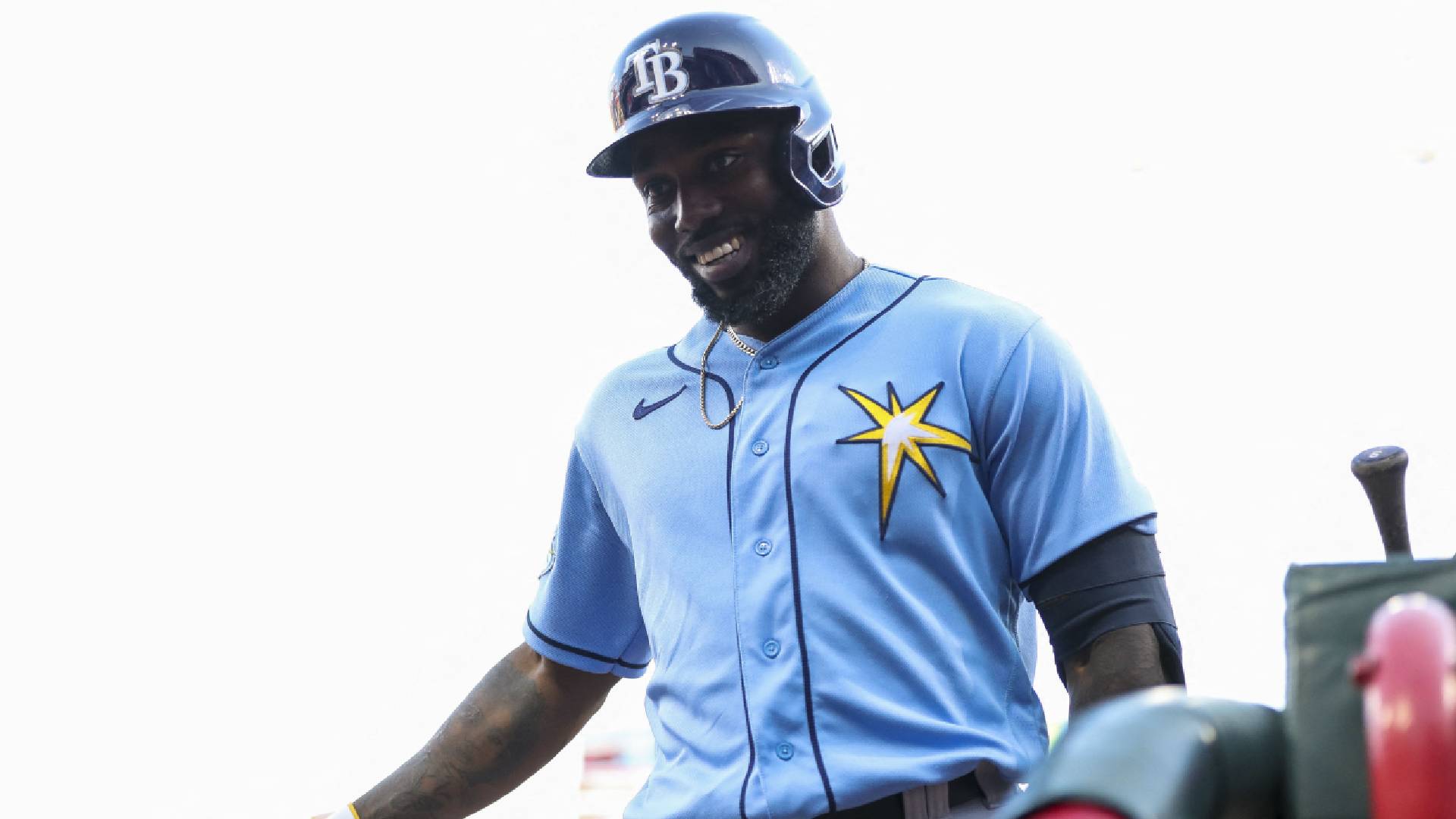 Randy Arozarena convivió con la afición de los Tampa Bay Rays previo a ...