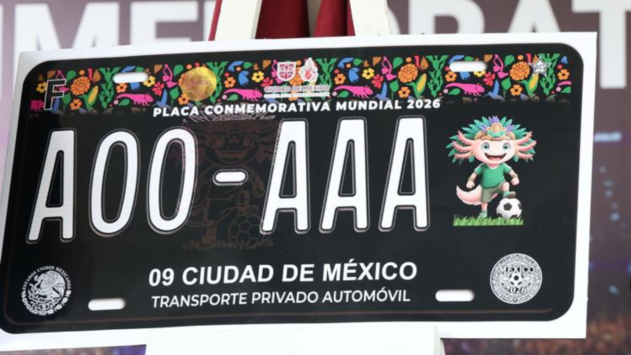 ¿Cuánto cuestan las placas vehiculares conmemorativas del Mundial 2026 ...